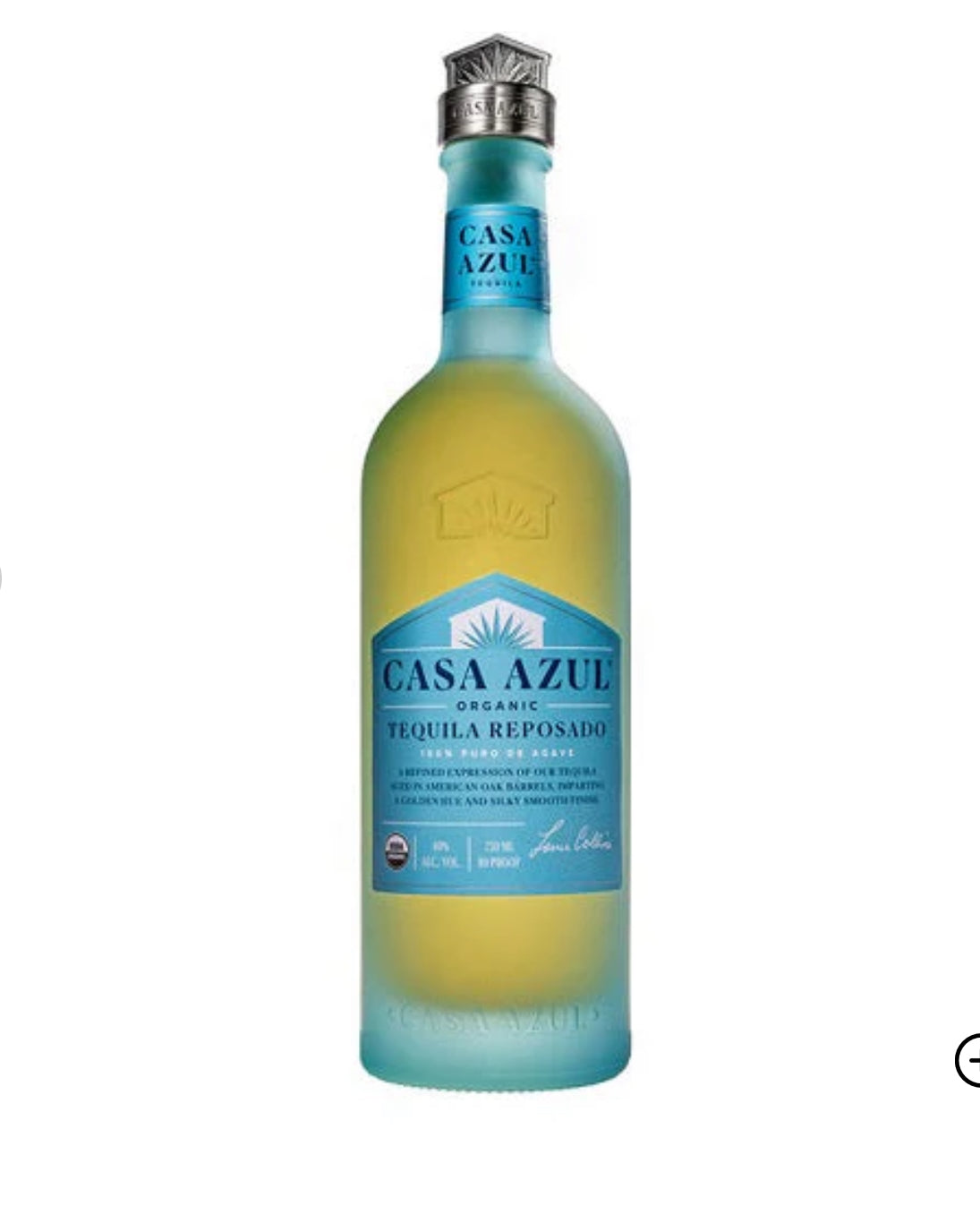 Casa Azul Tequila Reposado Organic 750ML