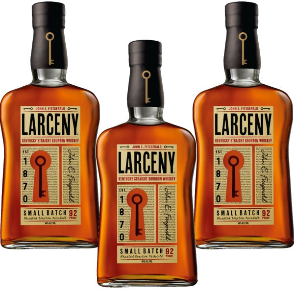 Larceny Small Batch Straight Bourbon Whiskey 3 Bottles Bundle – COUNTRY ...